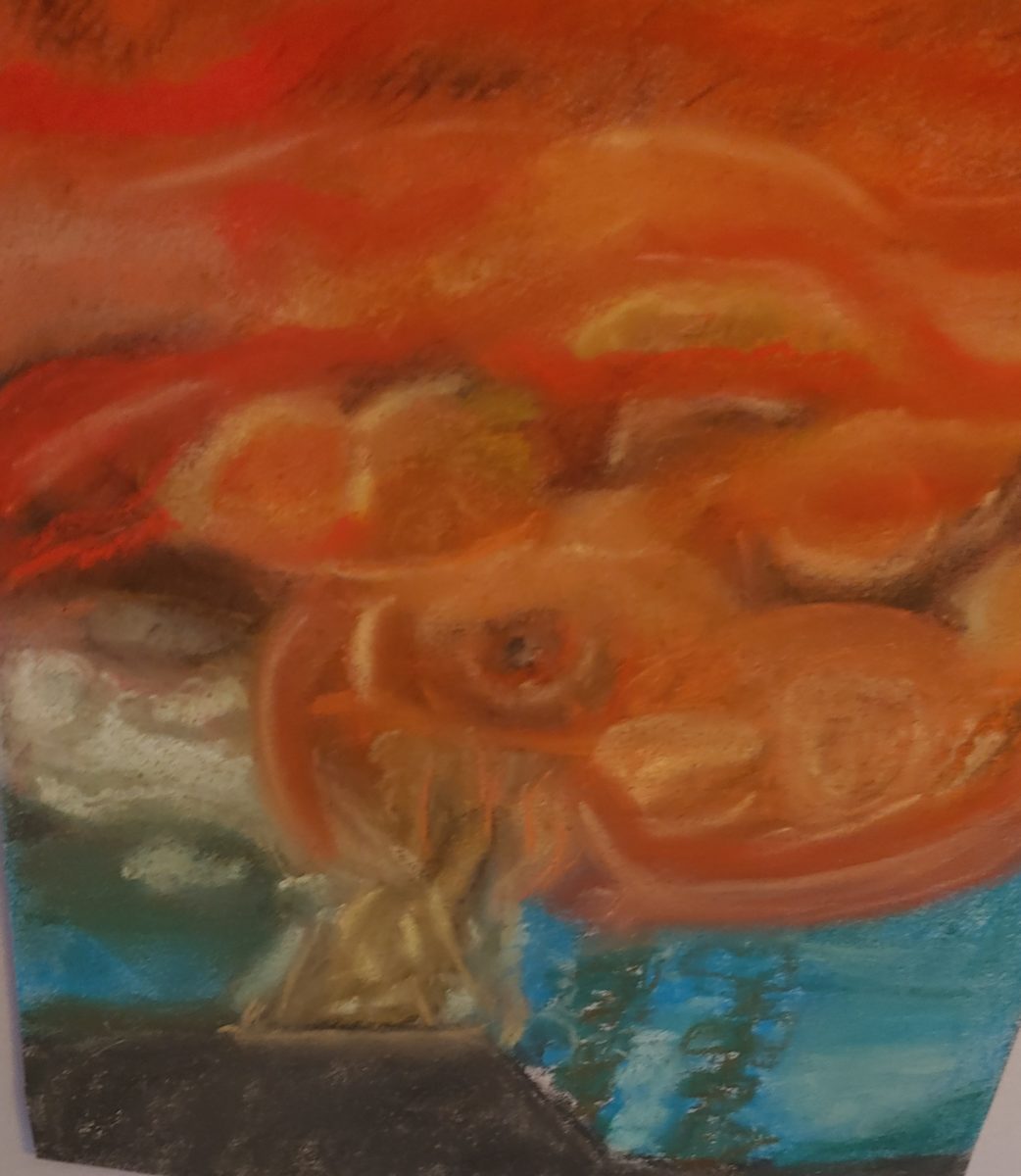 Volcanic Eruption - pastel, in Things of Interest (maybe only to me)